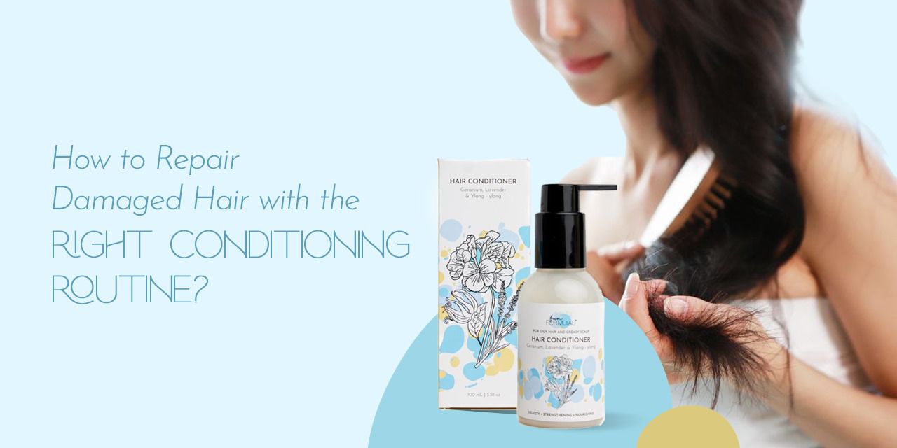 How to Repair Damaged Hair with the Right Conditioning Routine? – fun ...