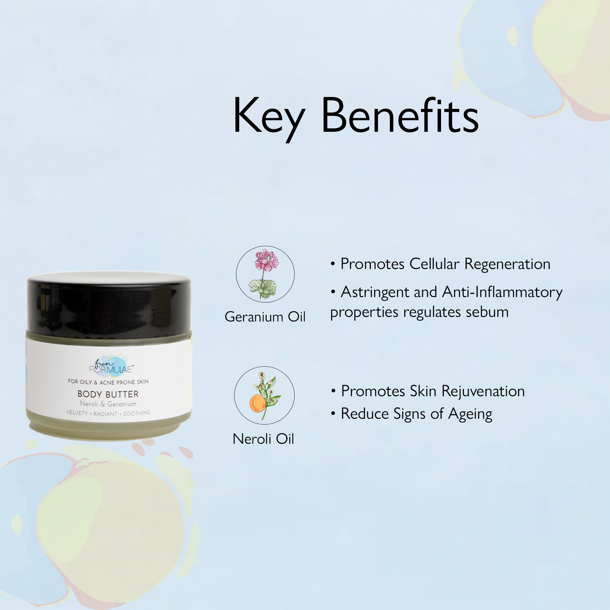 Body Butter | Regenerating, Nourishing & Brightening | For Oily and Ac ...